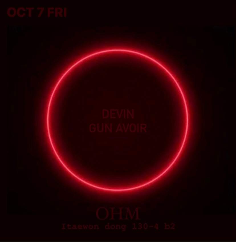 Ohm - Devin, Gun Avoir at TBA - Ohm_seoul, South Korea