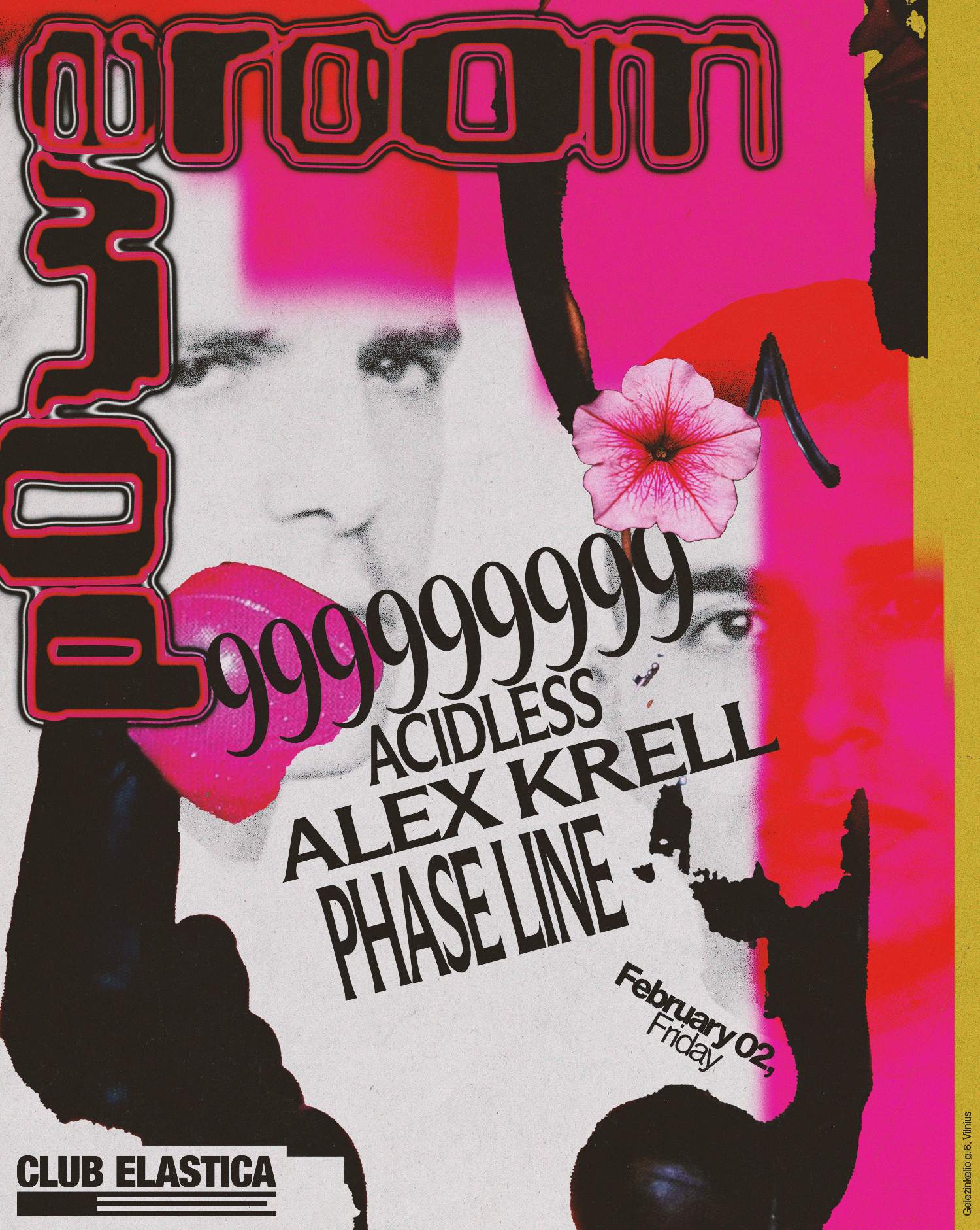 Elastica Poweroom: 999999999, Acidless, Alex Krell, Phase Line at ...