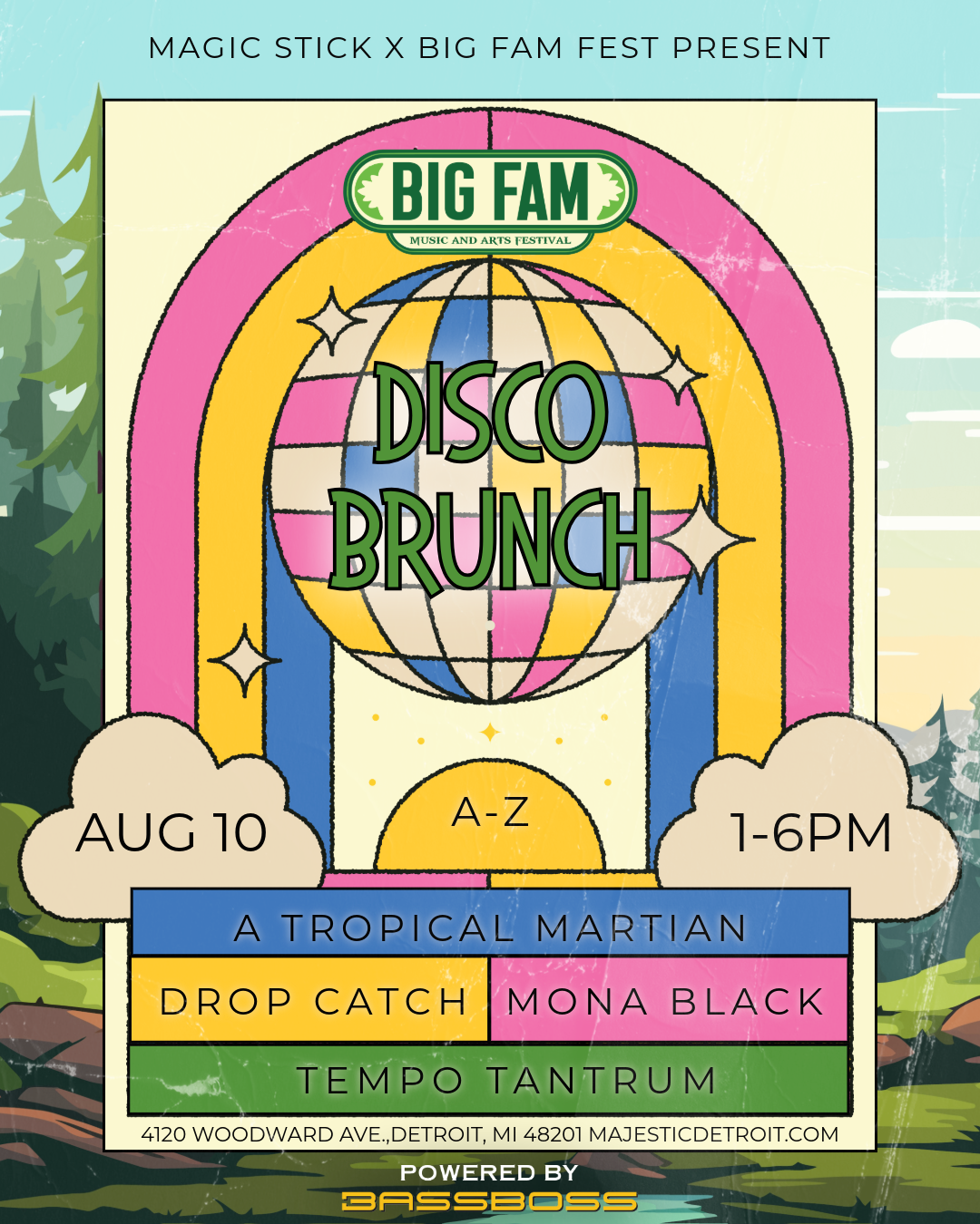 Disco Brunch on the Alley Deck at Magic Stick, Detroit