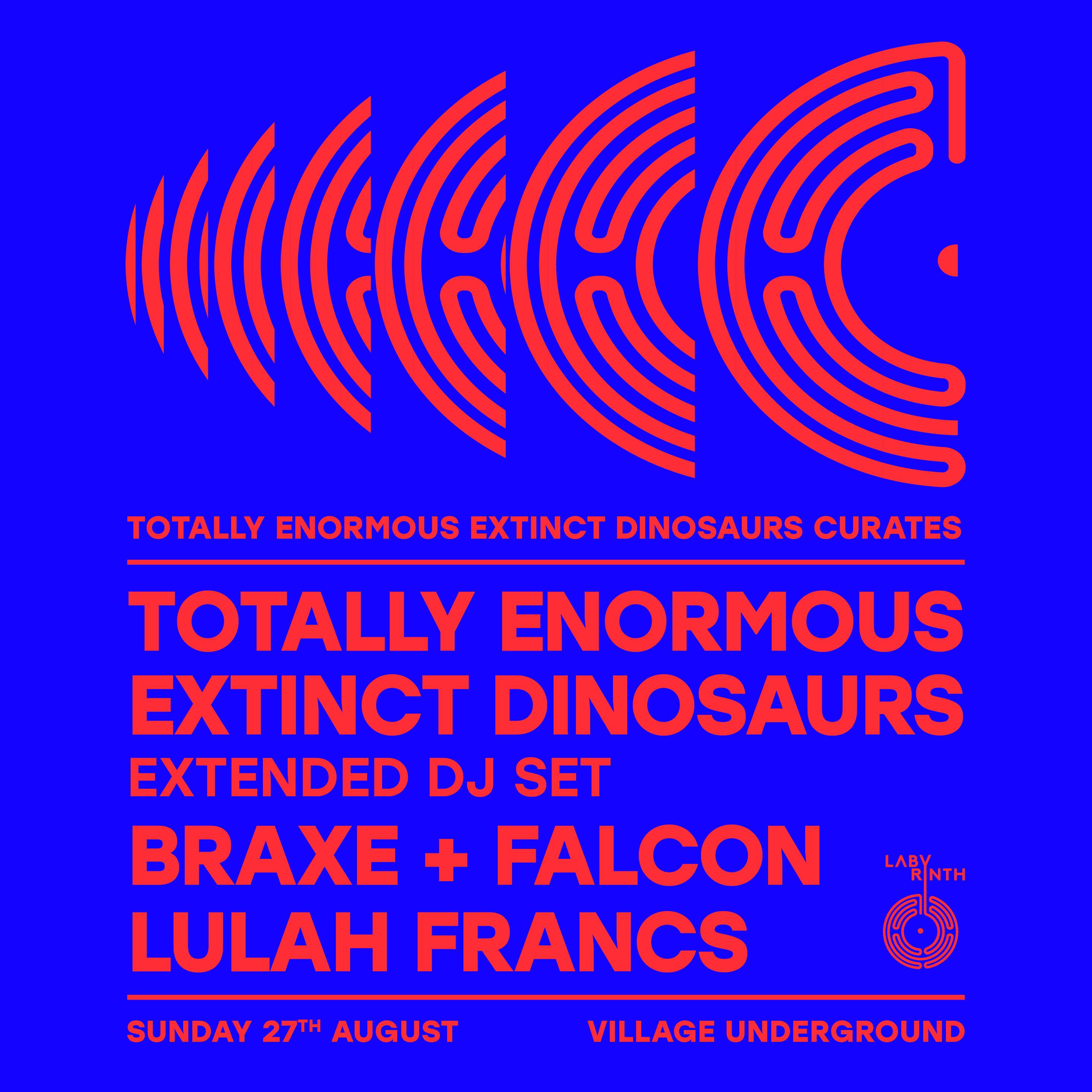 Totally Enormous Extinct Dinosaurs Curates: TEED dj, Braxe + Falcon ...