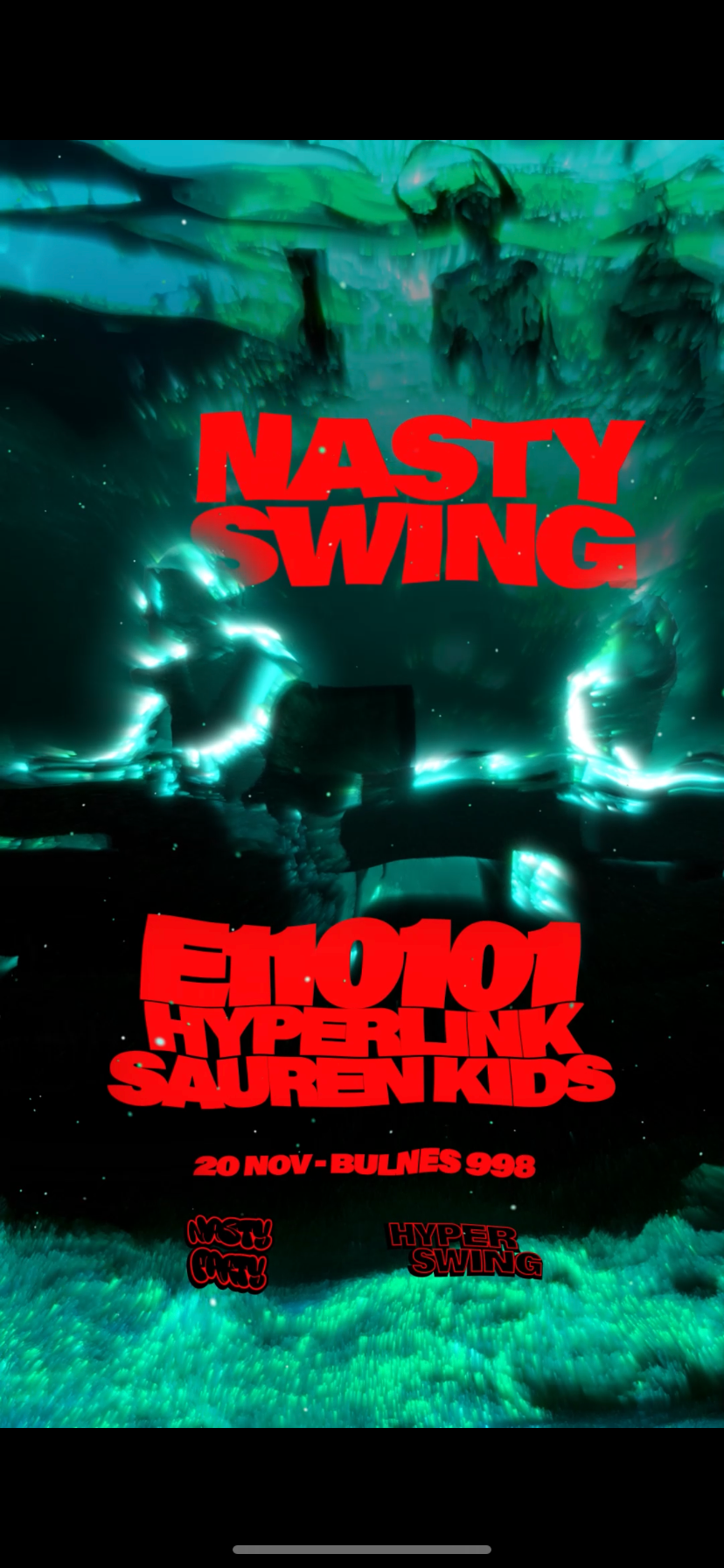 E110101 /20 NOV/ at NASTY SWING x NASTY PARTY & HYPERSWING at TBA ...