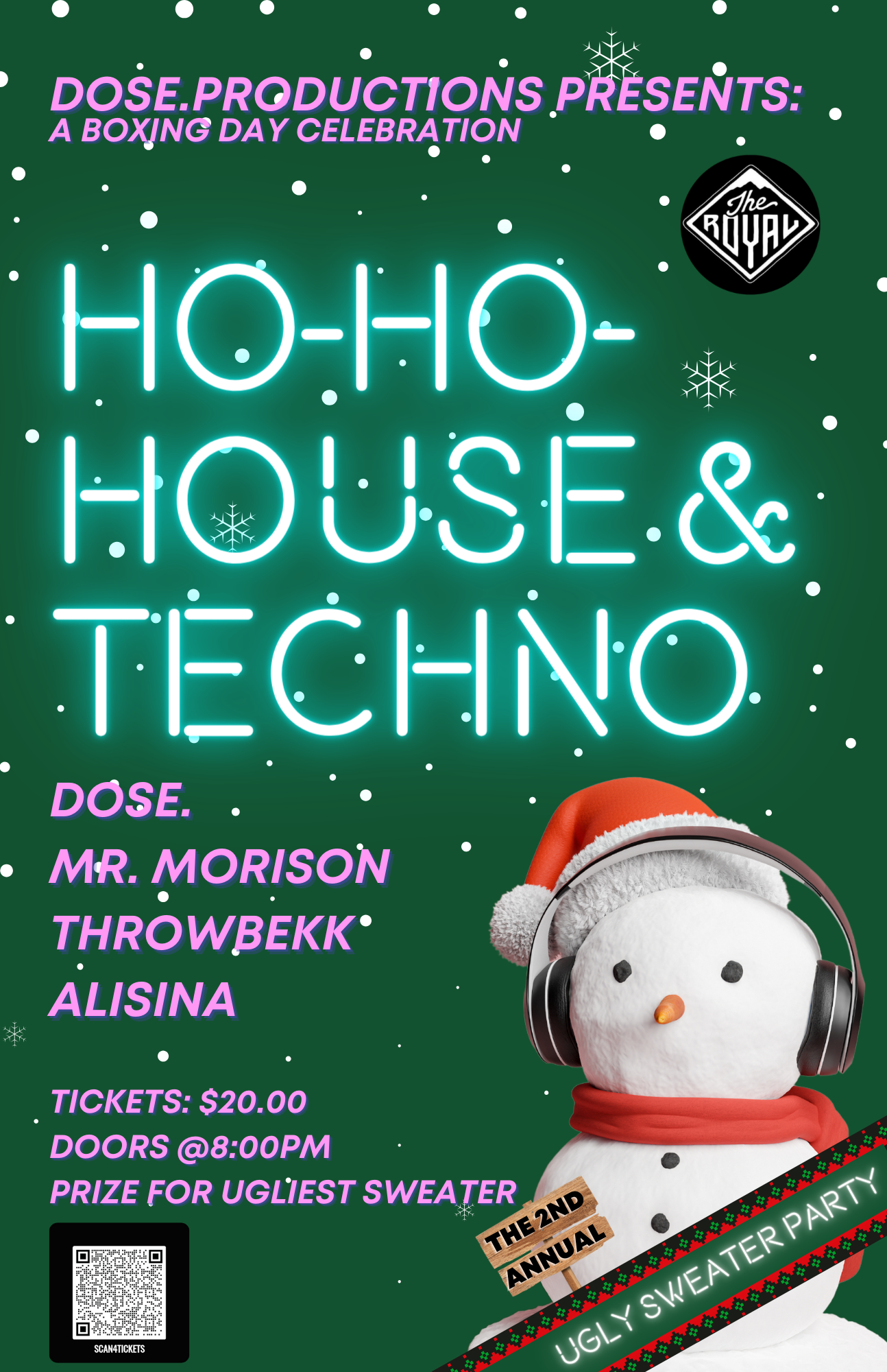 Ho-Ho-House & Techno at The Royal Nelson, Vancouver