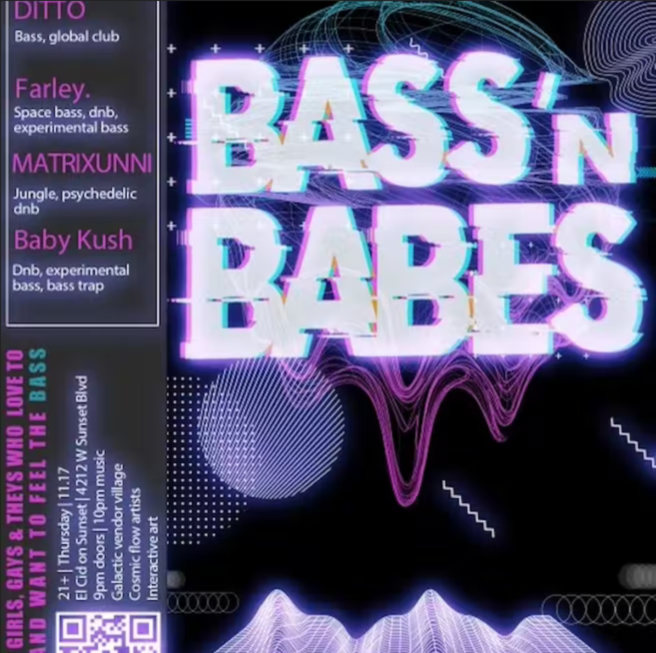 Fever Dream x Baby Kush Present Bass n Babes at El Cid, Los Angeles