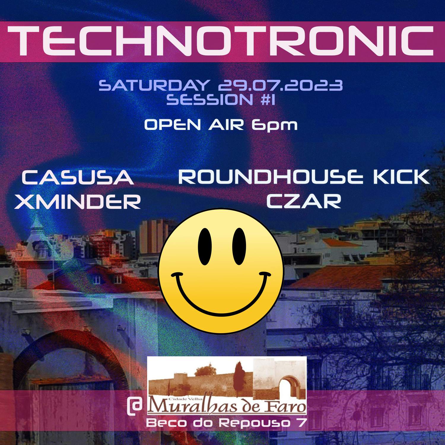 TECHNOTRONIC at Muralhas de Faro, Faro