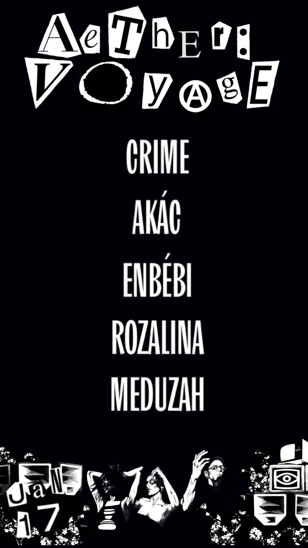 Aether: Voyage with Crime, Akác, Enbébi, Rozalina, Meduzah at Aether ...