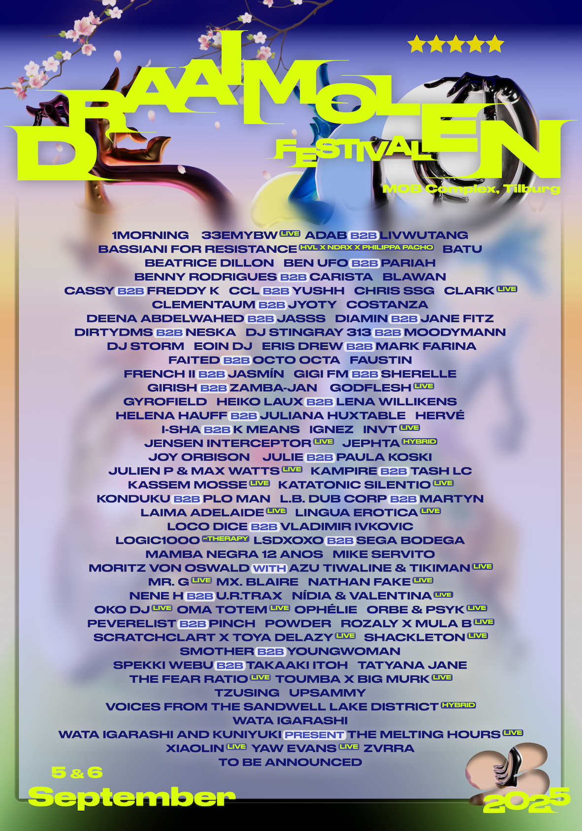Draaimolen Festival 2025 at MOB Complex, Netherlands