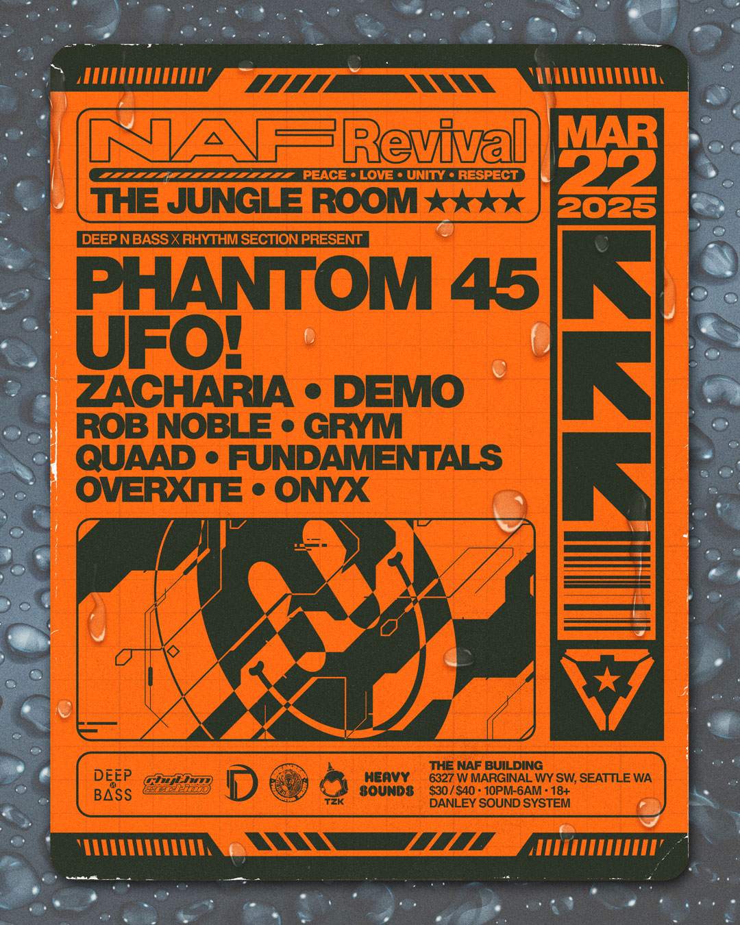The Jungle Room: at NAF revival! - Phantom 45, Rob Noble, UFO! Onyx, Zacharia, Demo at TBA - NAF ...