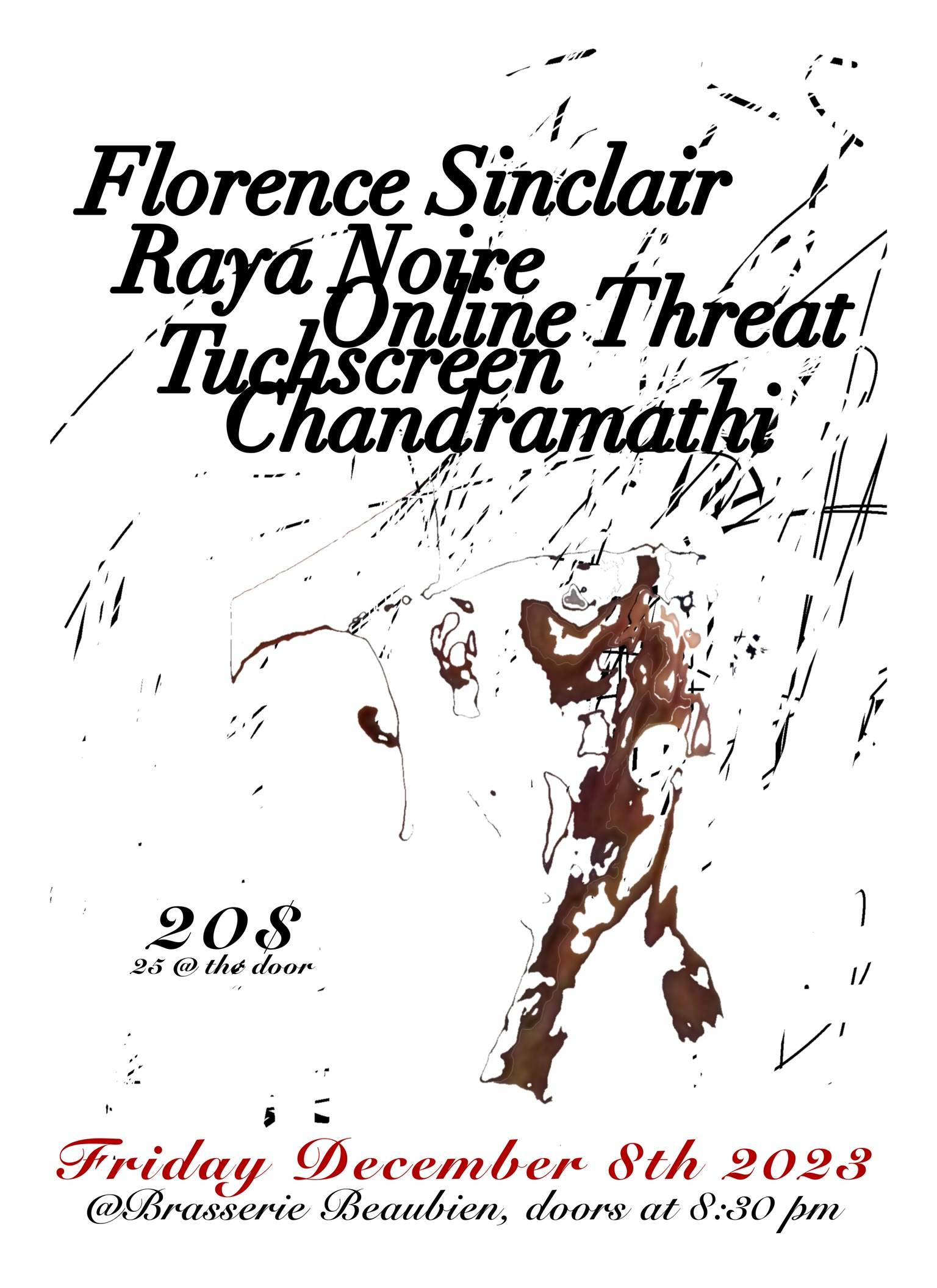 Florence Sinclair + Raya Noire, online threat, Tuchscreen ...