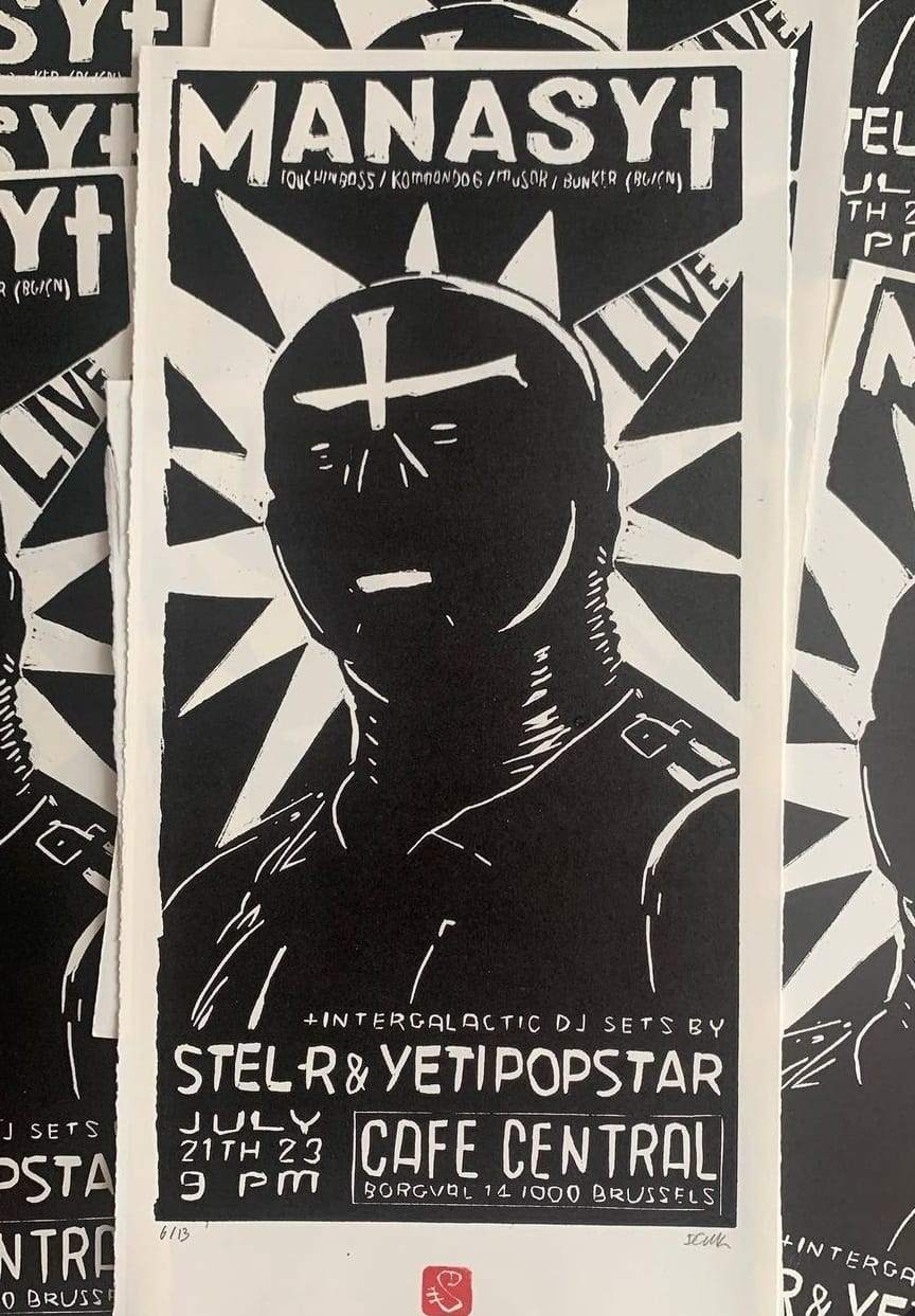 ACIDCITY presents MANASYt live at Cafe Central, Brussels