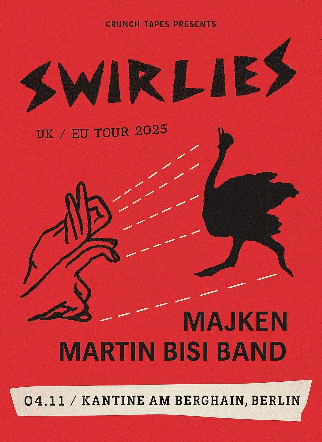 Swirlies (US), Majken (SWE), Martin Bisi Band (US) bei Kantine am ...