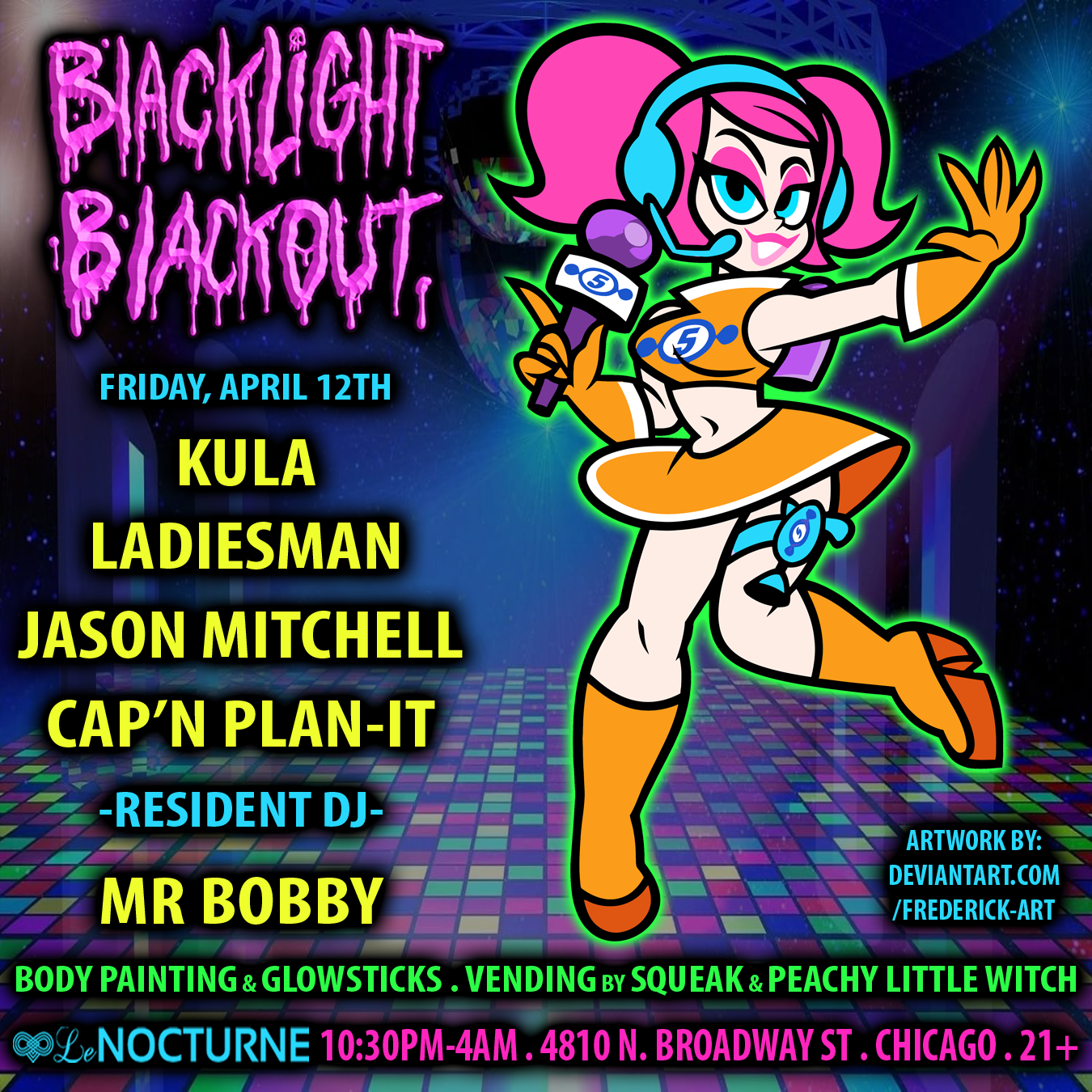 Blacklight Blackout feat. Kula, Ladiesman, Mr bobby, Jason Mitchell ...