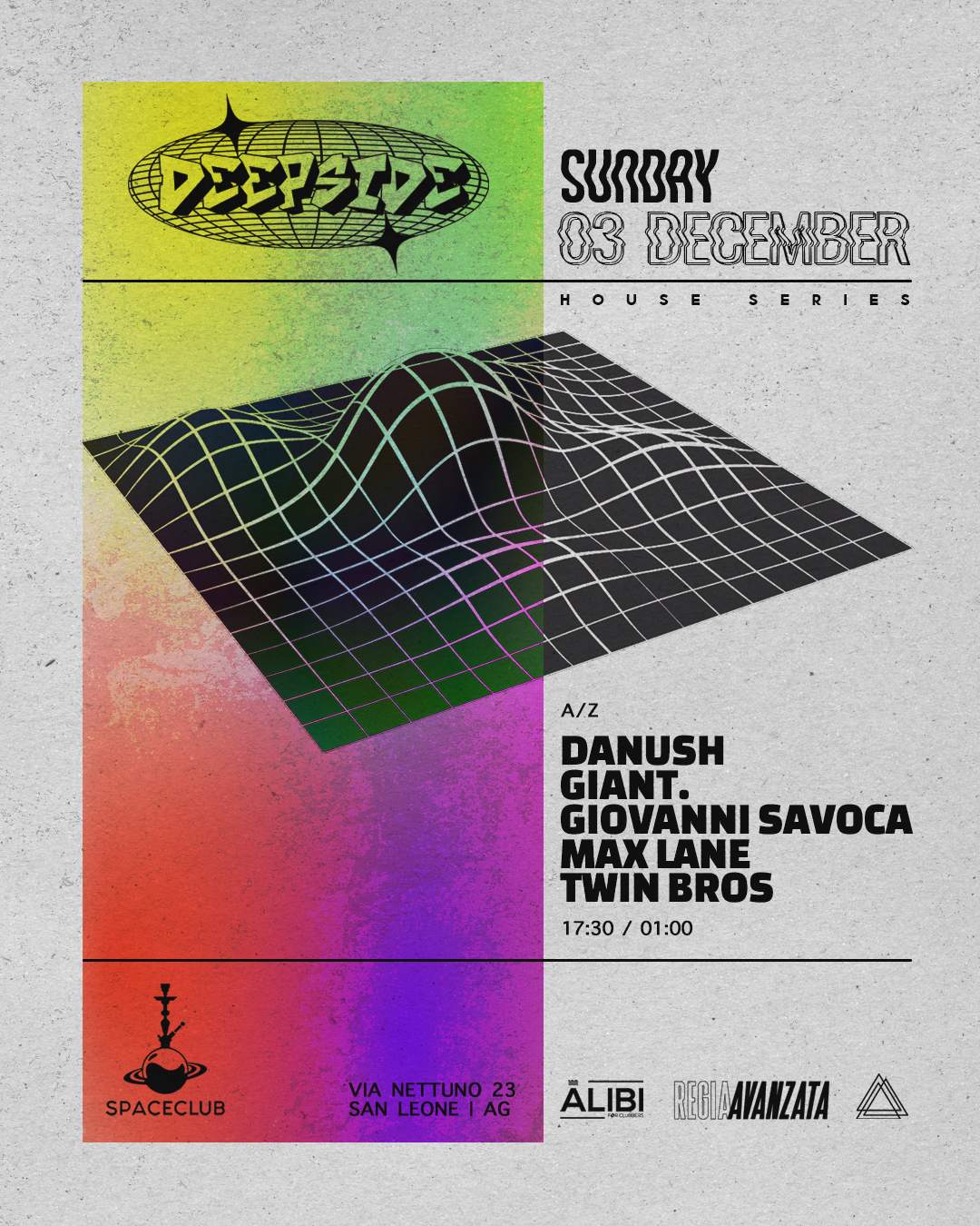 DEEPSIDE with Giovanni Savoca at Spaceclub, Sicily
