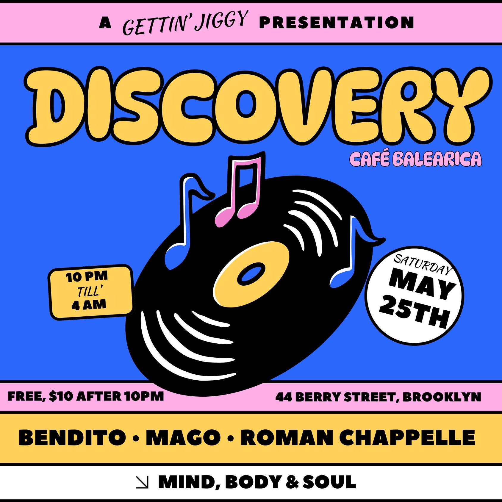 DiscoVERY en Café Balearica, New York City