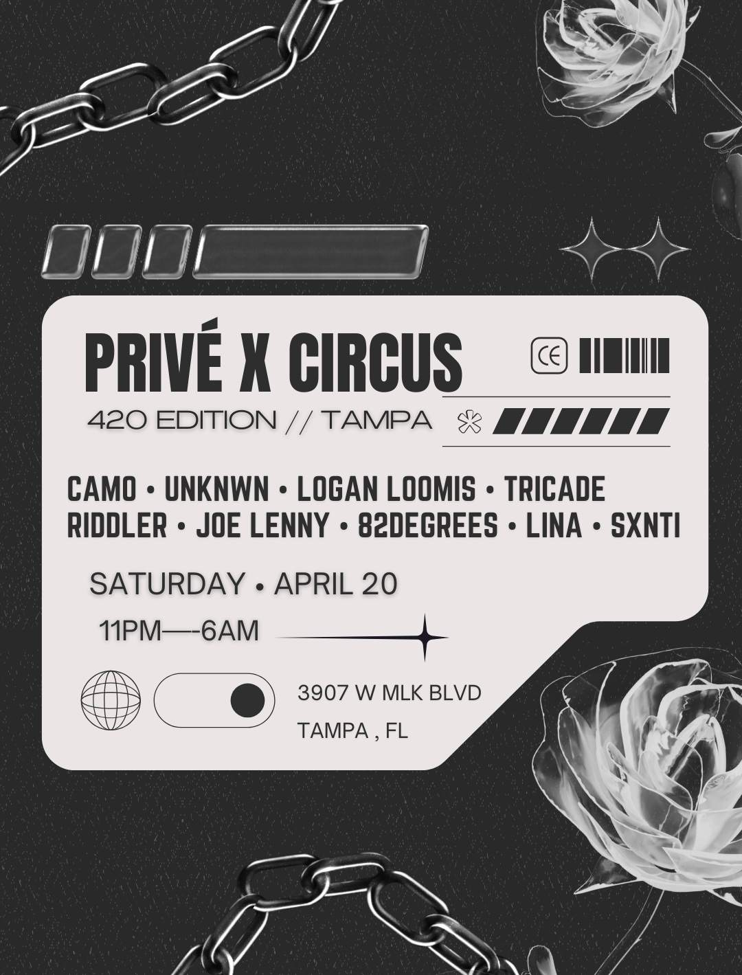 Privé x Circus 420 Edition at Tunnel Tampa, Florida