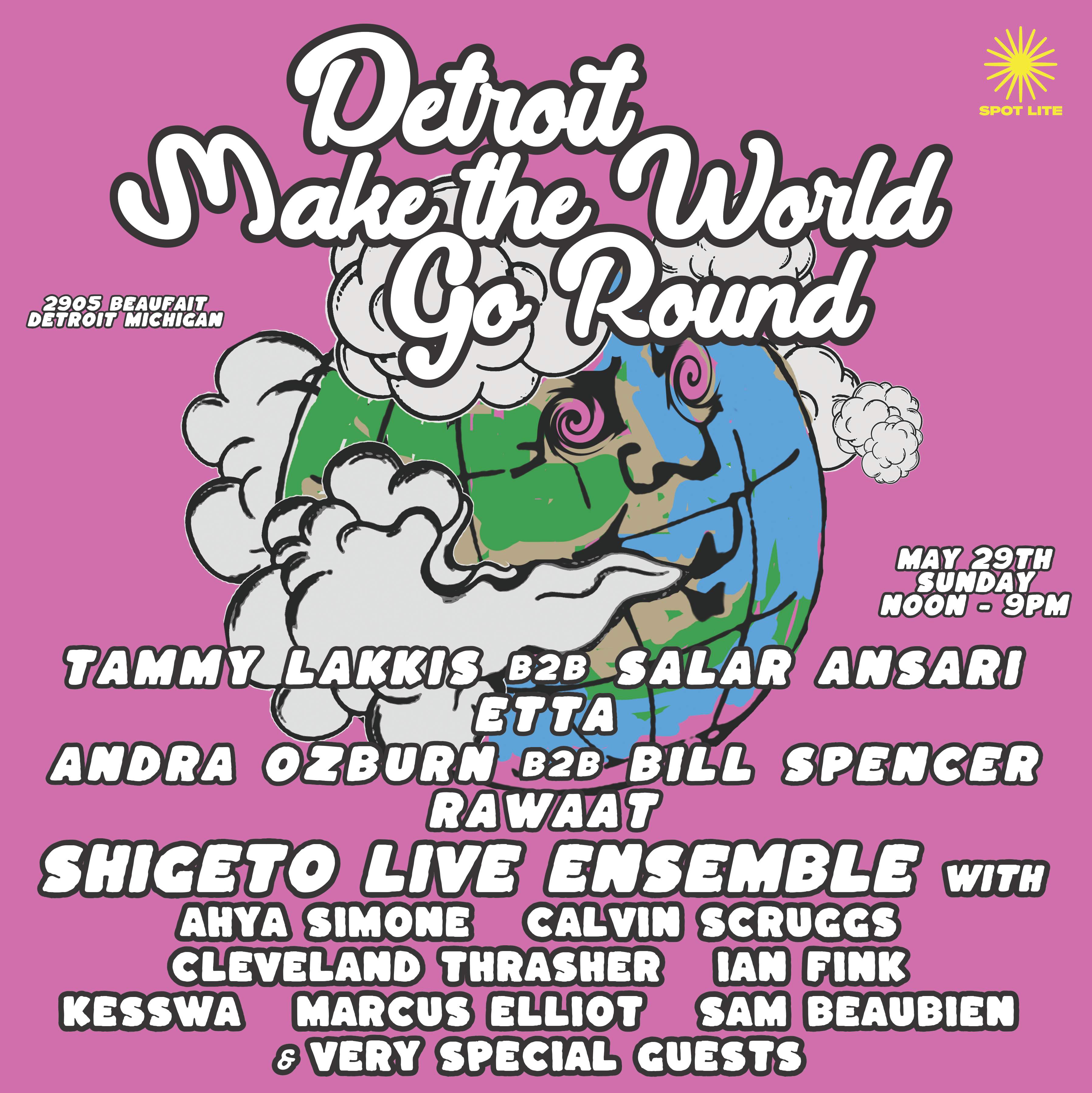 Detroit Make The World Go Round en Spot Lite Detroit, Detroit