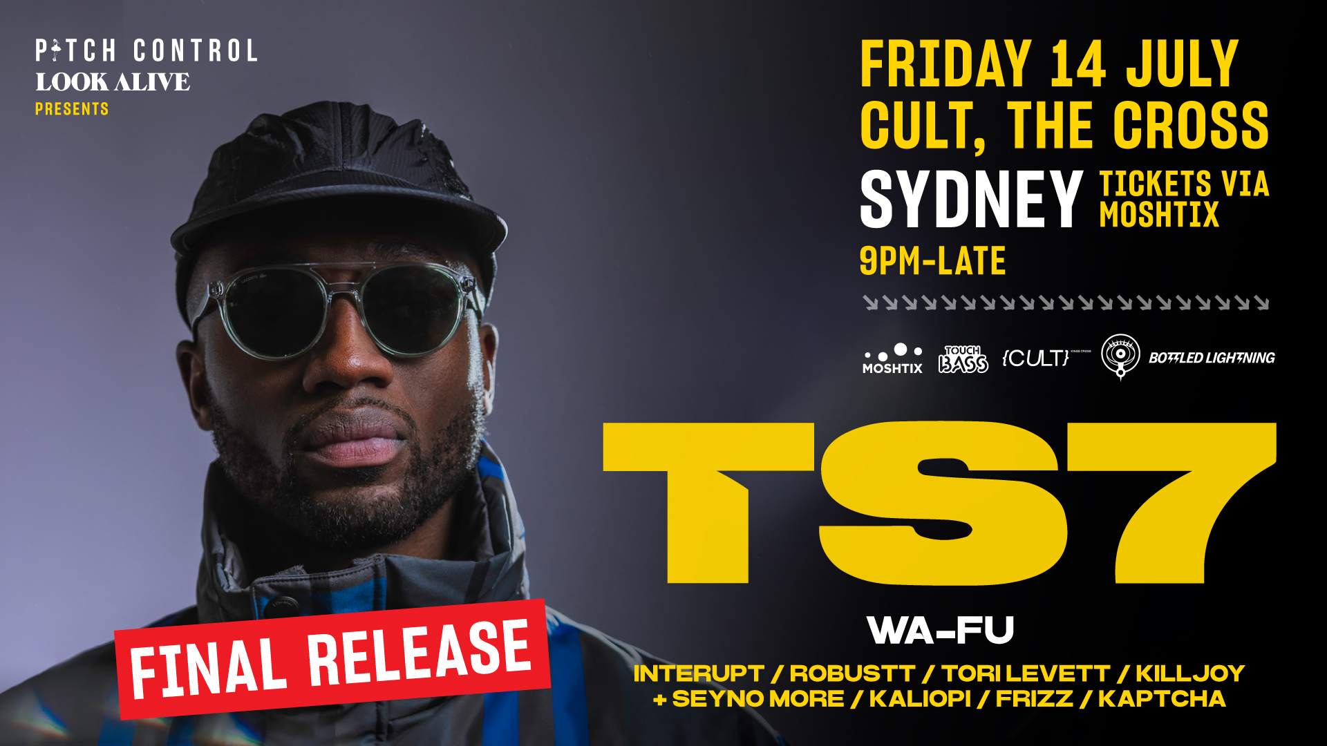 TS7 | WA-FU | SYDNEY at Cult Nightclub, Sydney