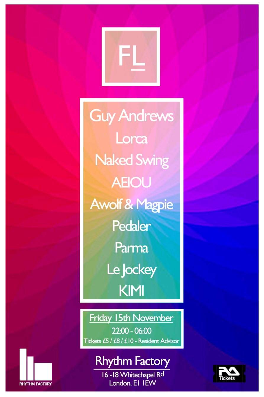 Folo present: Guy Andrews/Lorca/Naked Swing/_aeiou bij Rhythm Factory ...