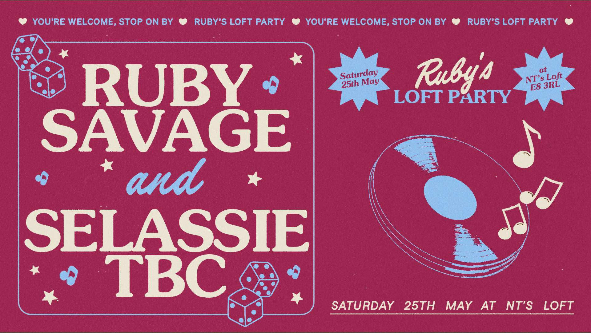 NT's Loft: Ruby Savage Residency - with Selassie TBC - Week 4 at Night ...