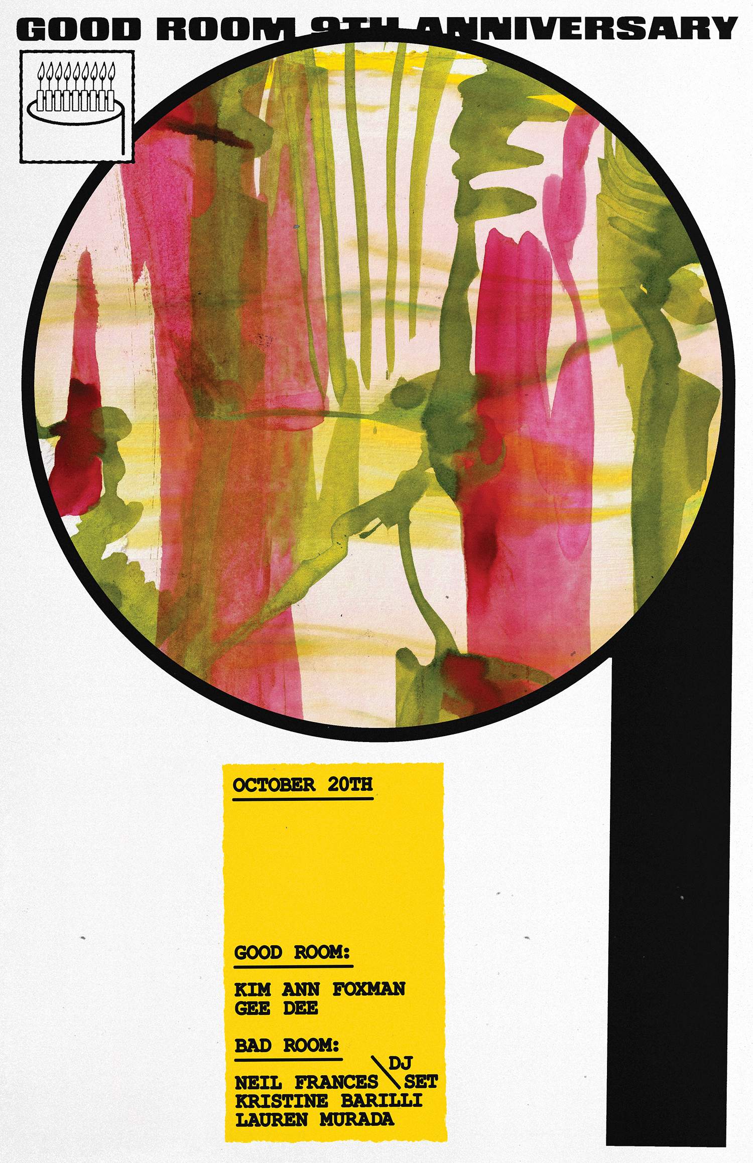 Good Room's 9th Anniversary: Kim Ann Foxman, Gee Dee, Neil Frances ...