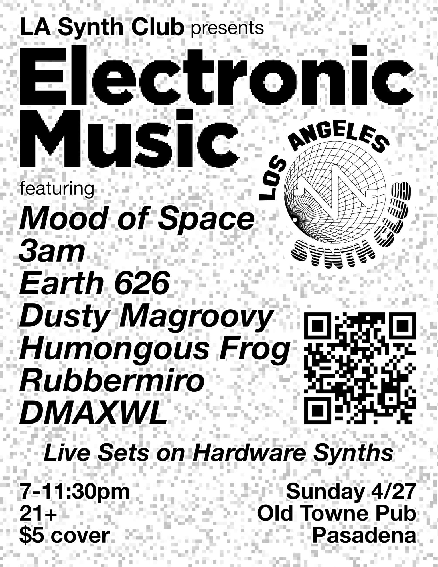 LA Synth Club presents Electronic Music at Old Towne Pub, Los Angeles