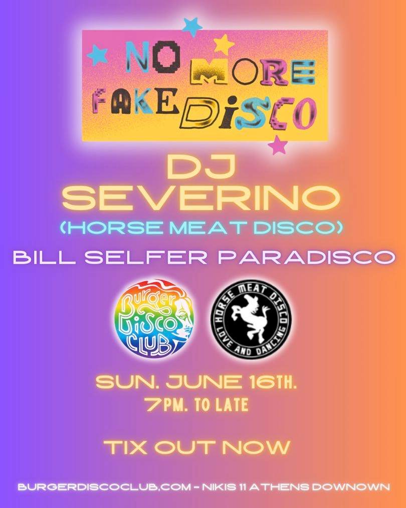 NO MORE FAKE DISCO en Burger Disco Club, Athens