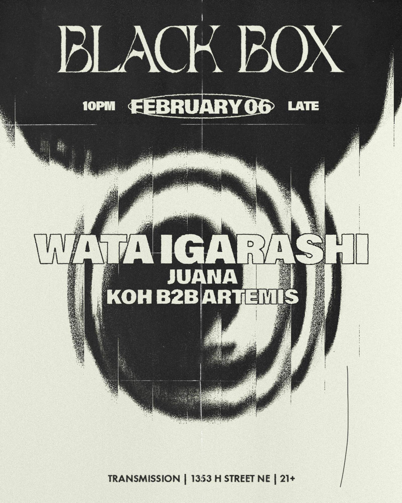 Black Box pres. Wata Igarashi at TRANSMISSION DC, Washington DC