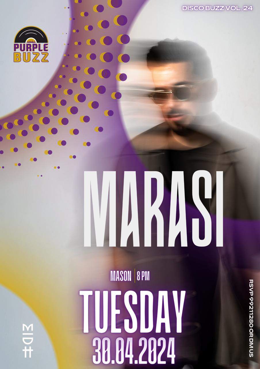 Purple Buzz Invite Marasi at Mason Bar, Cyprus