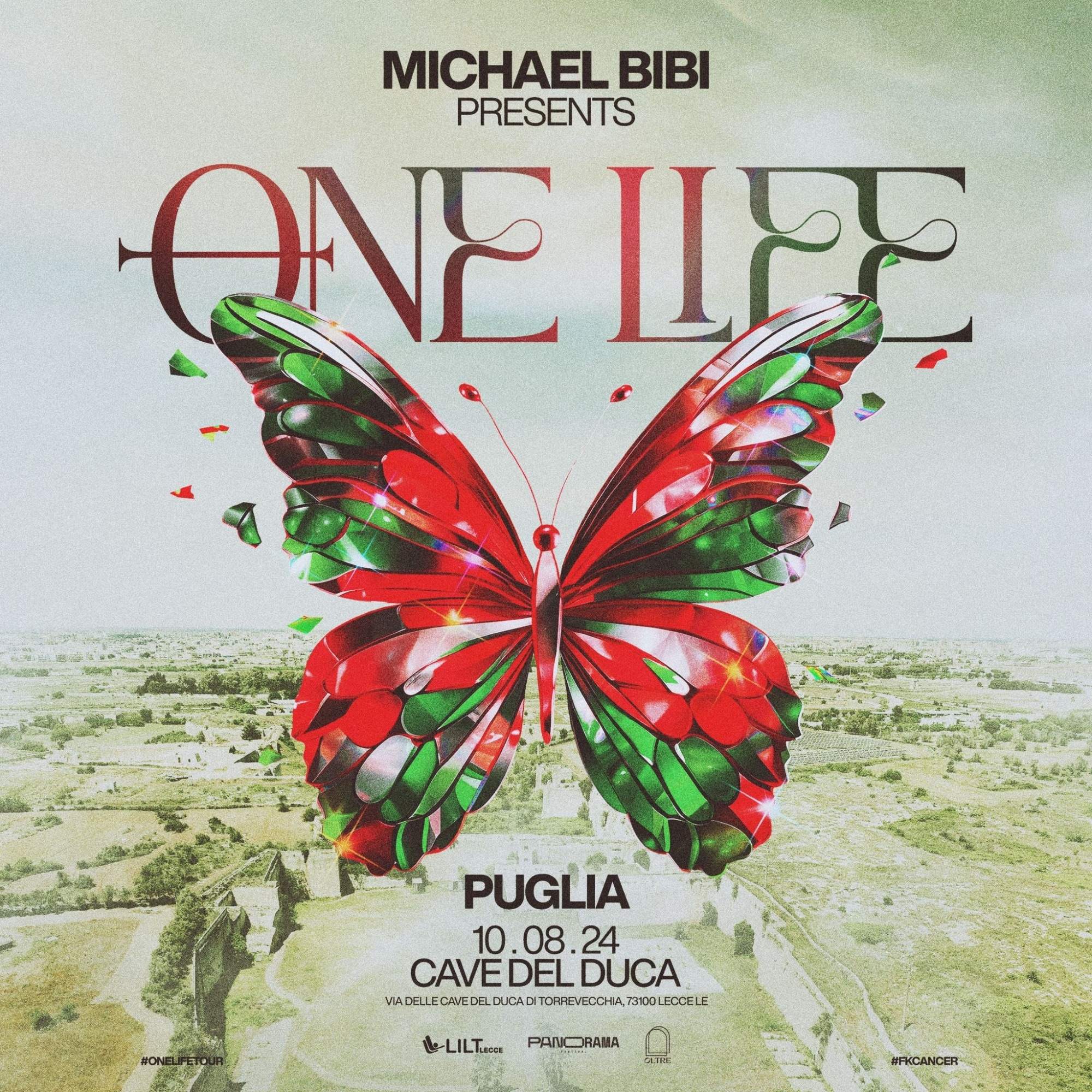 Michael Bibi present One Life Puglia at Cave del Duca, South