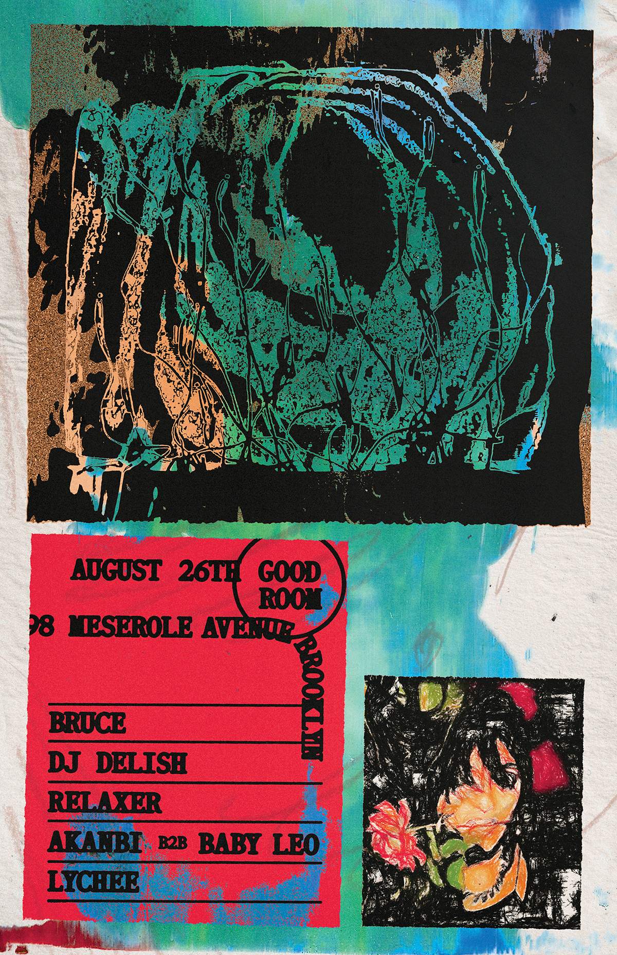 Bruce, DJ Delish, Relaxer, Akanbi b2b Baby Leo, Lychee at Good Room ...