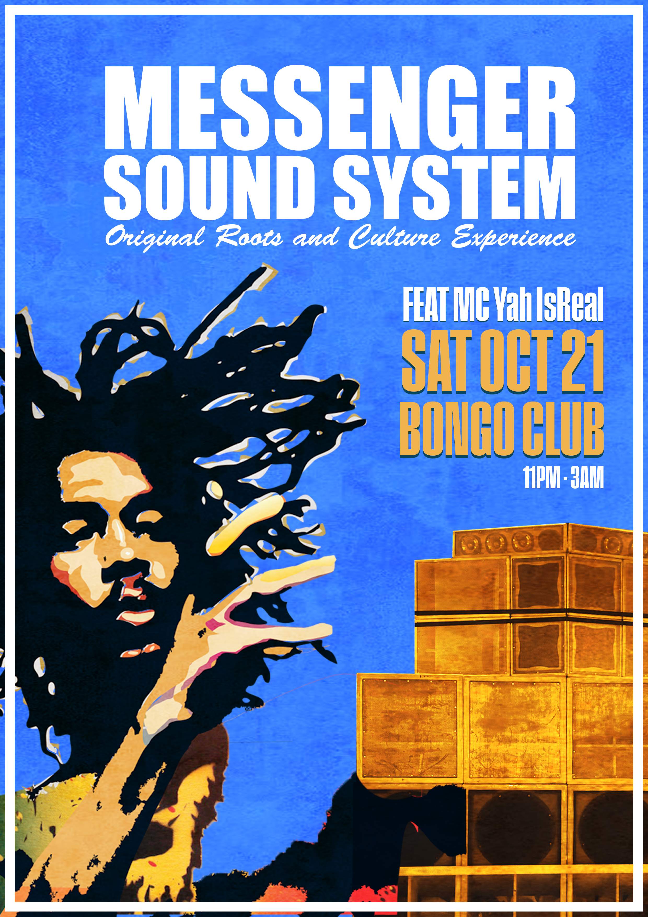 Messenger Sound System feat MC Yah IsReal at The Bongo Club, Edinburgh