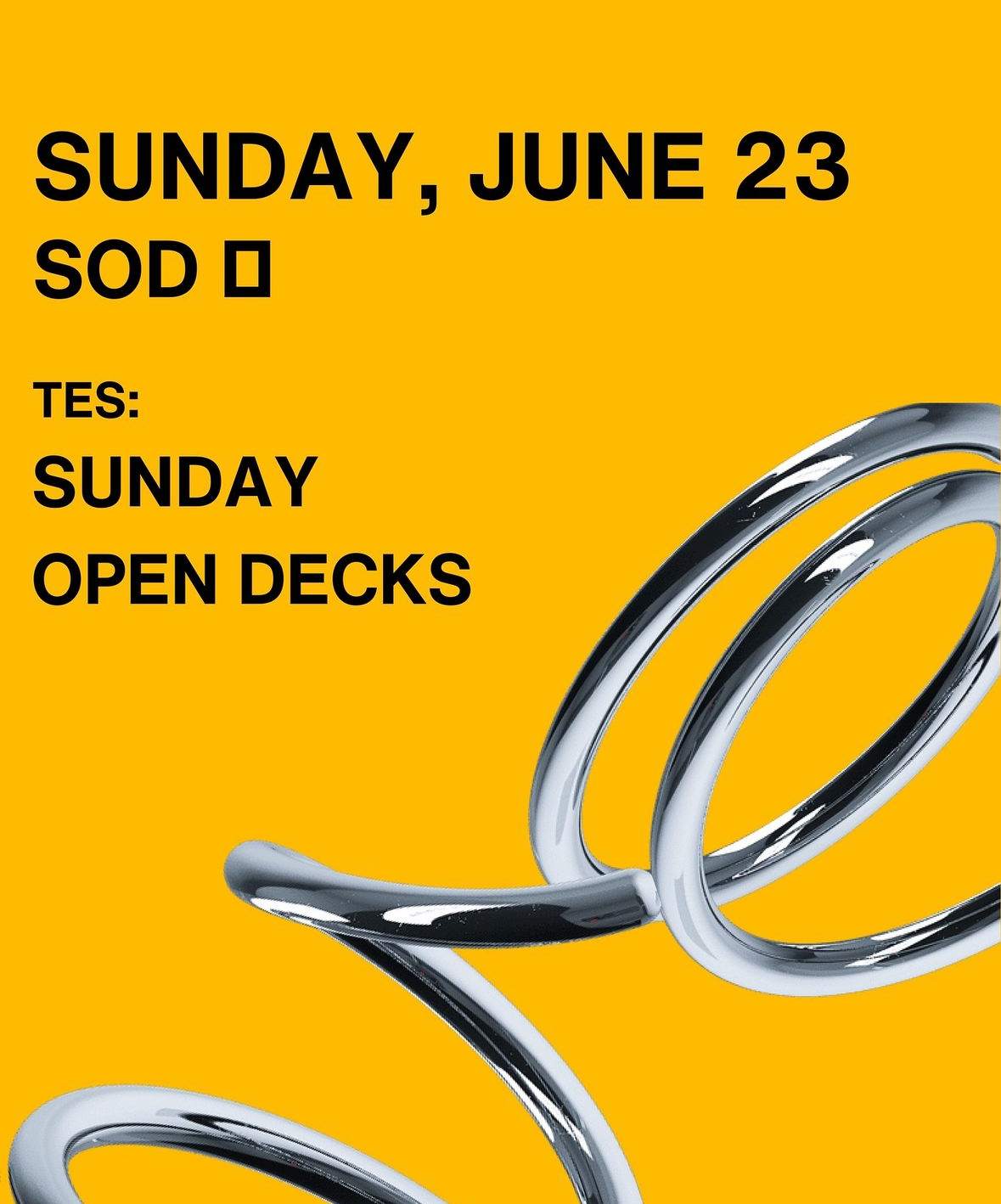 SUNDAY OPEN DECKS at TES, Tbilisi