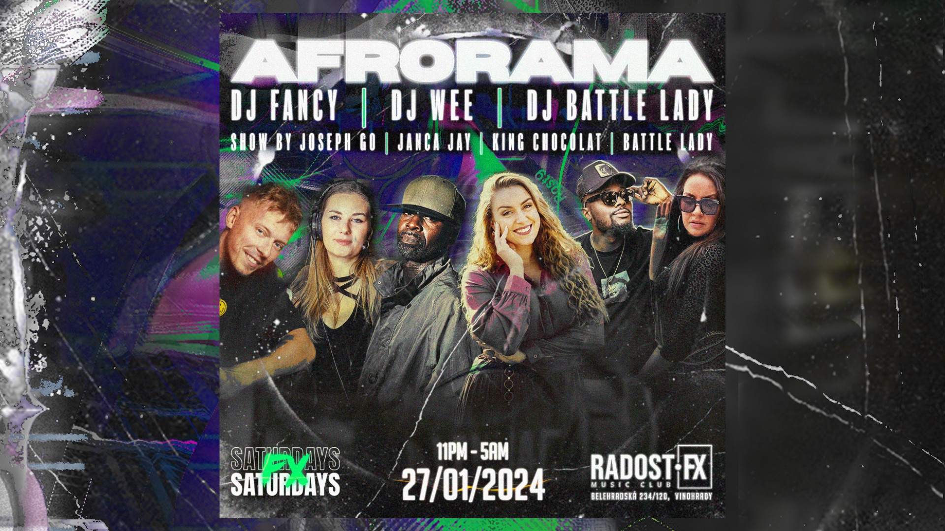 FX Saturdays x Afrorama night at Radost FX, Prague