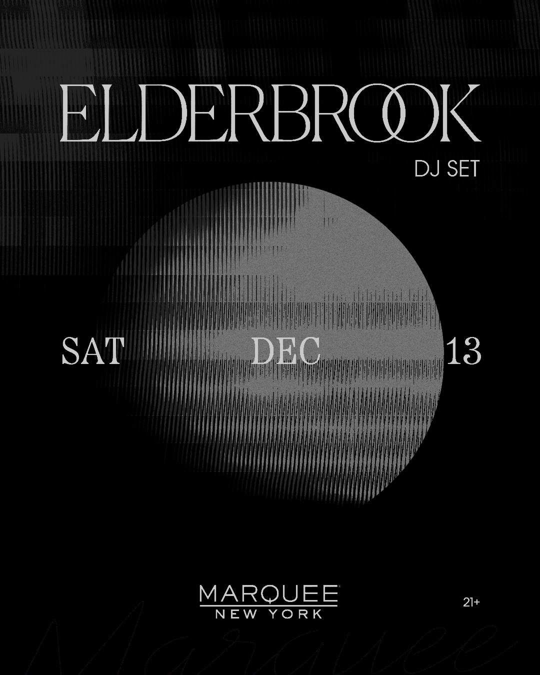 Elderbrook (DJ Set) at Marquee, New York City
