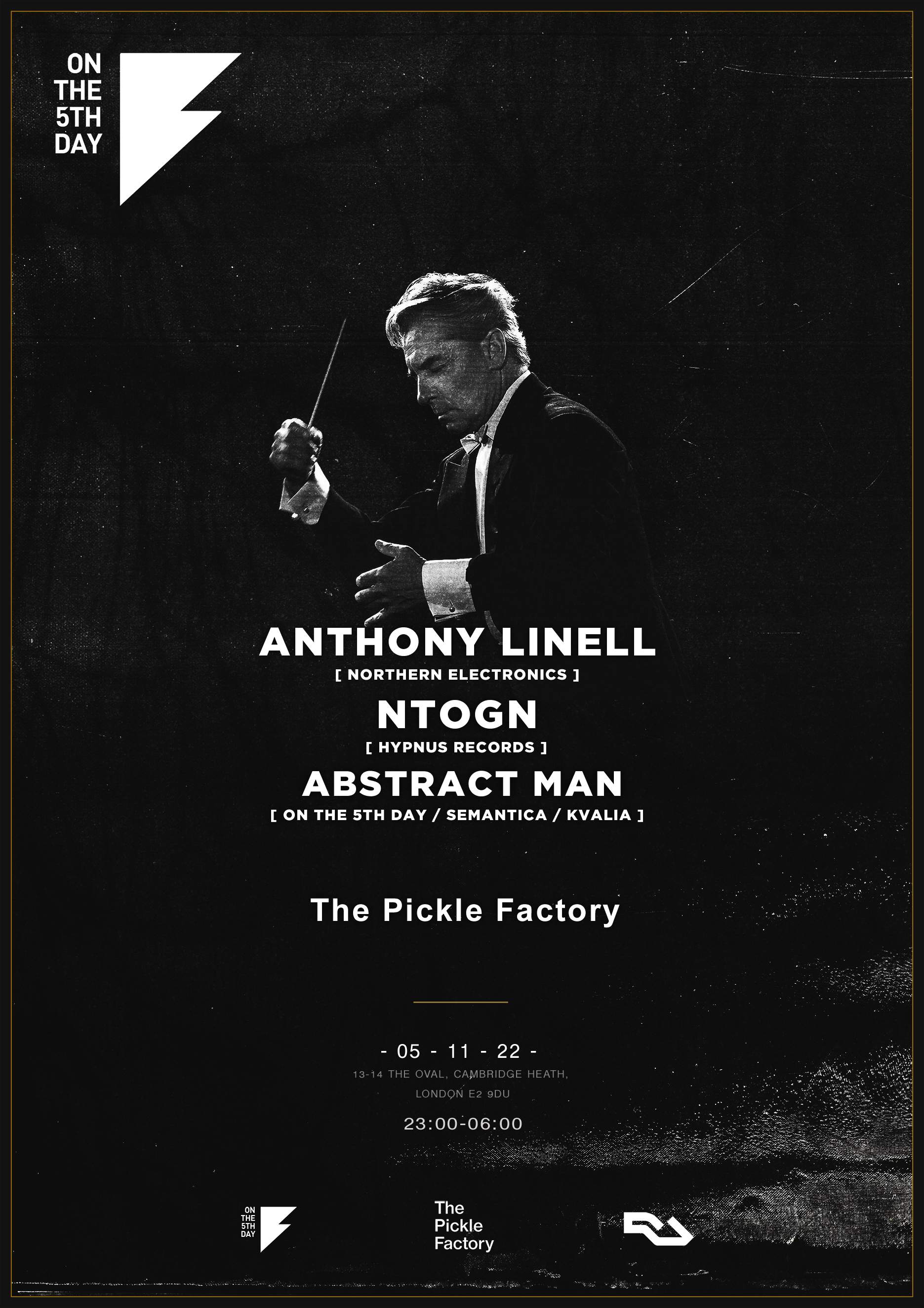 On the 5th Day: Anthony Linell, Ntogn and Abstract Man at The Pickle ...