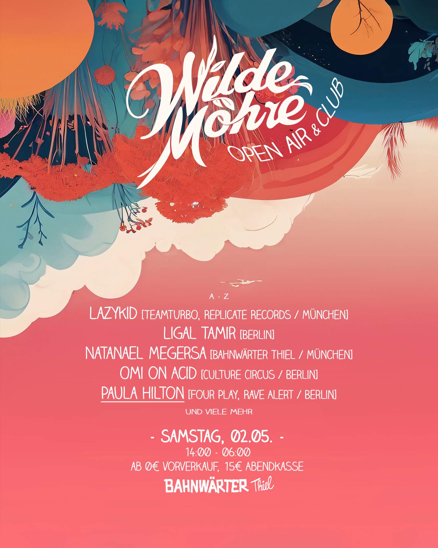 Wilde Möhre im Bahnwärter Thiel – Open Air & Club at Bahnwärter Thiel ...