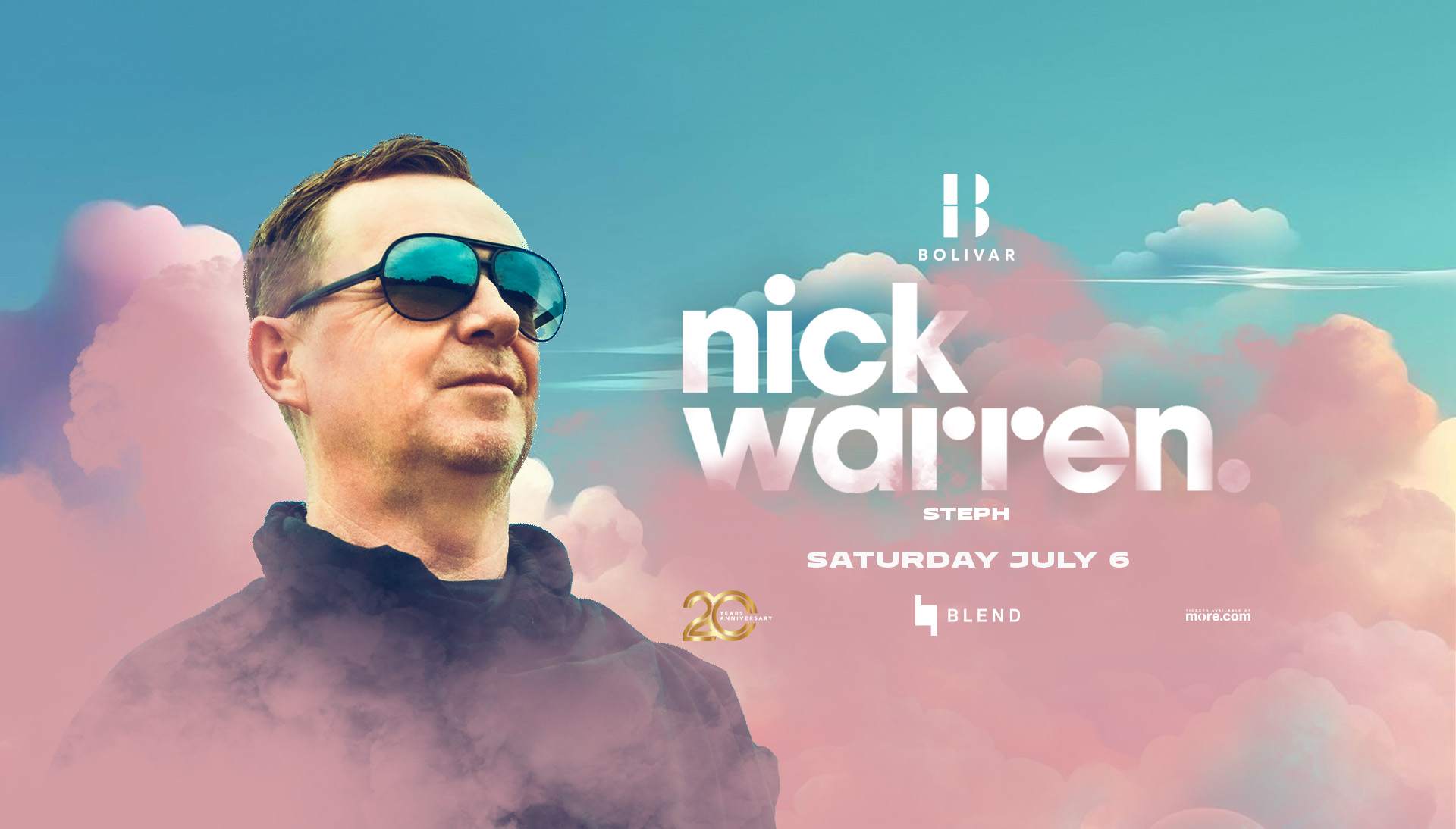 Nick Warren I Sat May 4 I bolivar at Bolivar Beach Bar, Athens