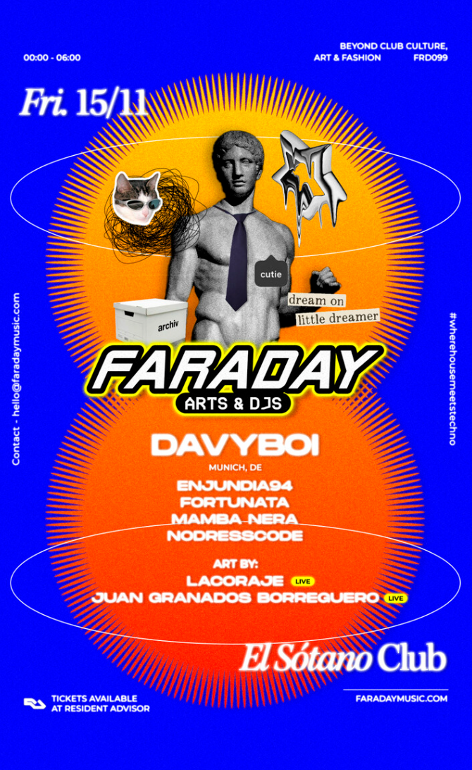 FARADAY Arts & Djs with davyboi at EL SÓTANO, Madrid