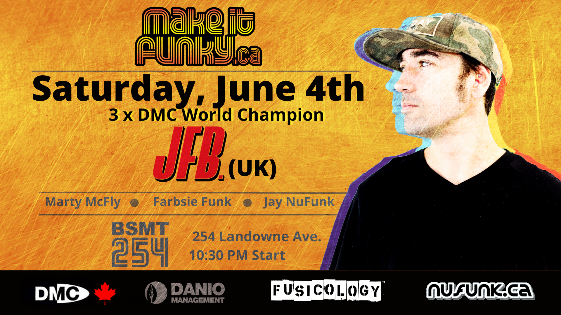 Make It Funky presents JFB (3x DMC World Champ) with Marty McFly ...