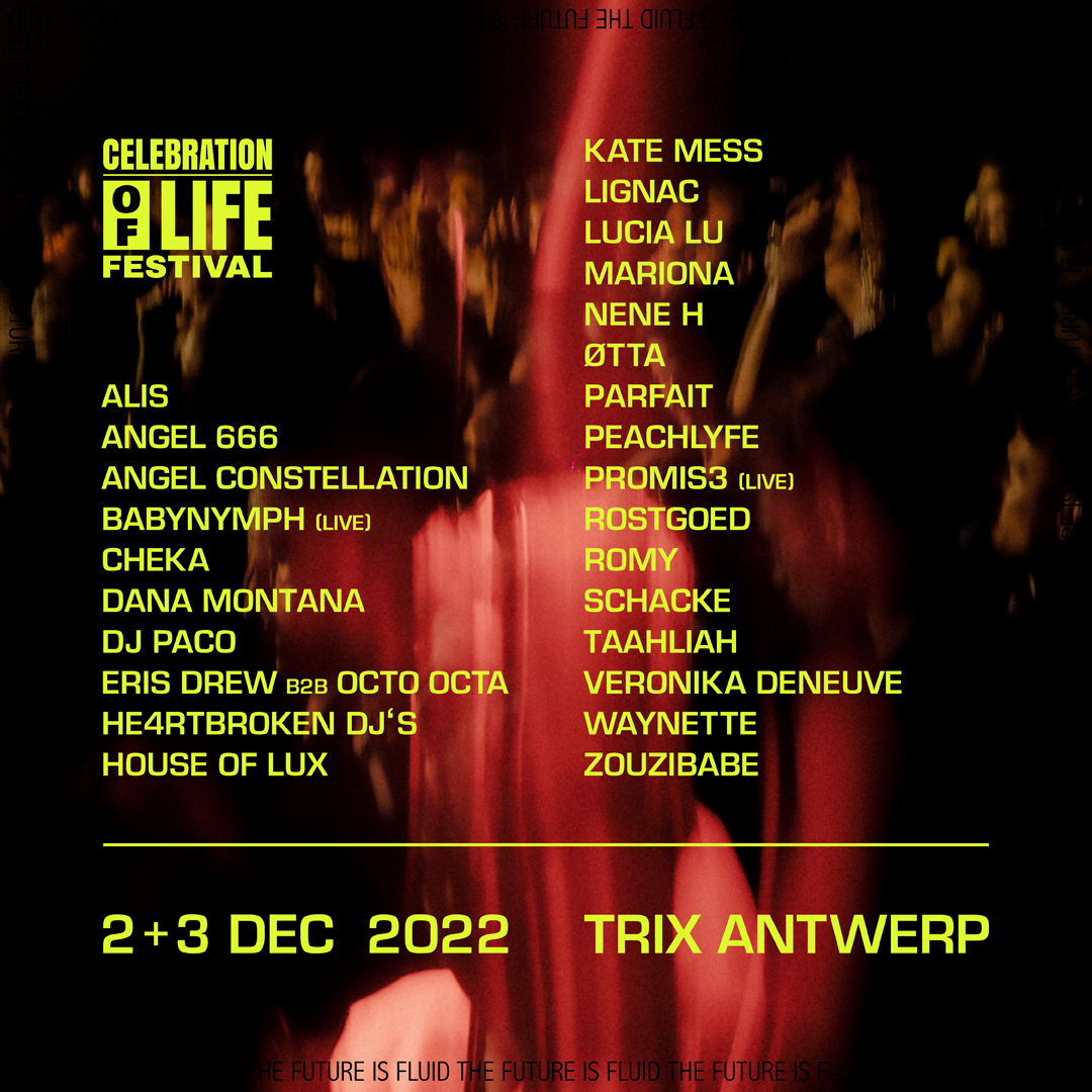 Celebration of Life Festival bij Trix, Antwerp