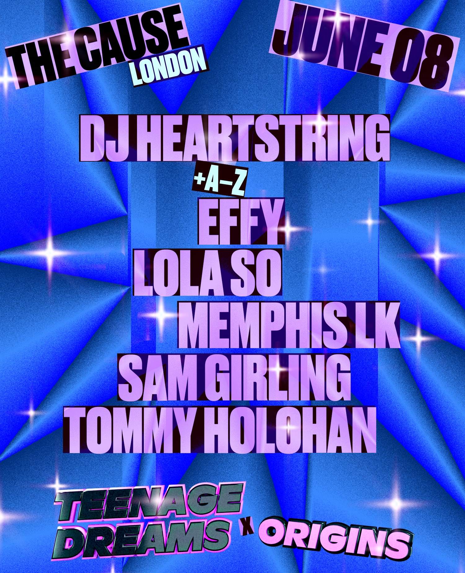 Teenage Dreams x Origins: DJ Heartstring & Friends - Day & Night Party ...