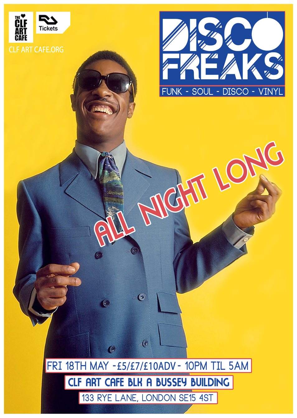 Disco Freaks All Night Long at CLF Art Cafe [Block A, Bussey Building ...