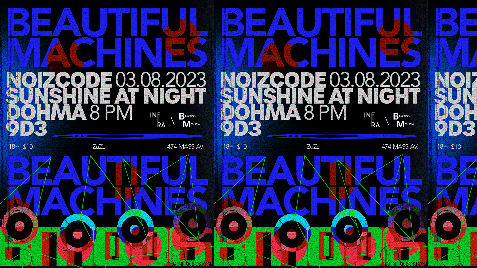 BM006: Live Techno Night with Infra at Zuzu, Boston