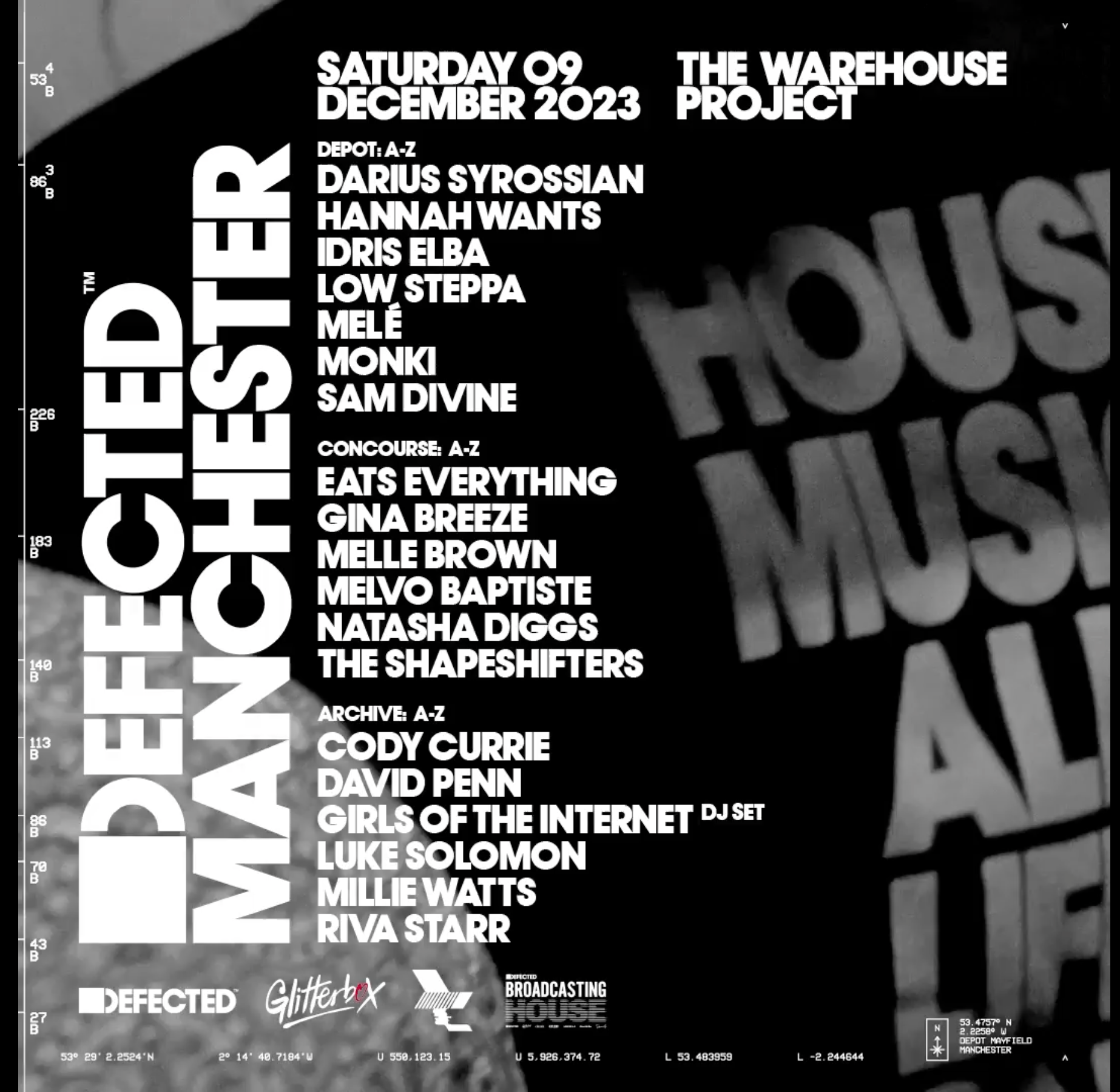 WHP PRESENTS /// DEFECTED x GLITTERBOX at The Warehouse Project, Manchester