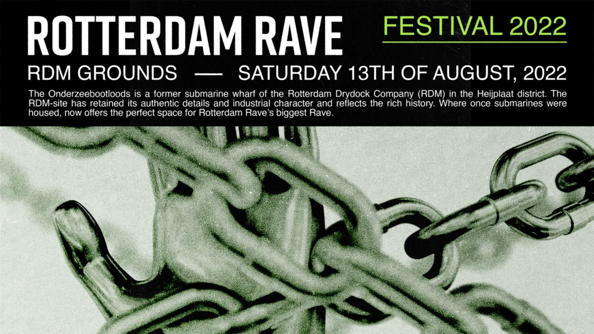 Rotterdam Rave Festival 2022 at RDM-Grounds, Rotterdam
