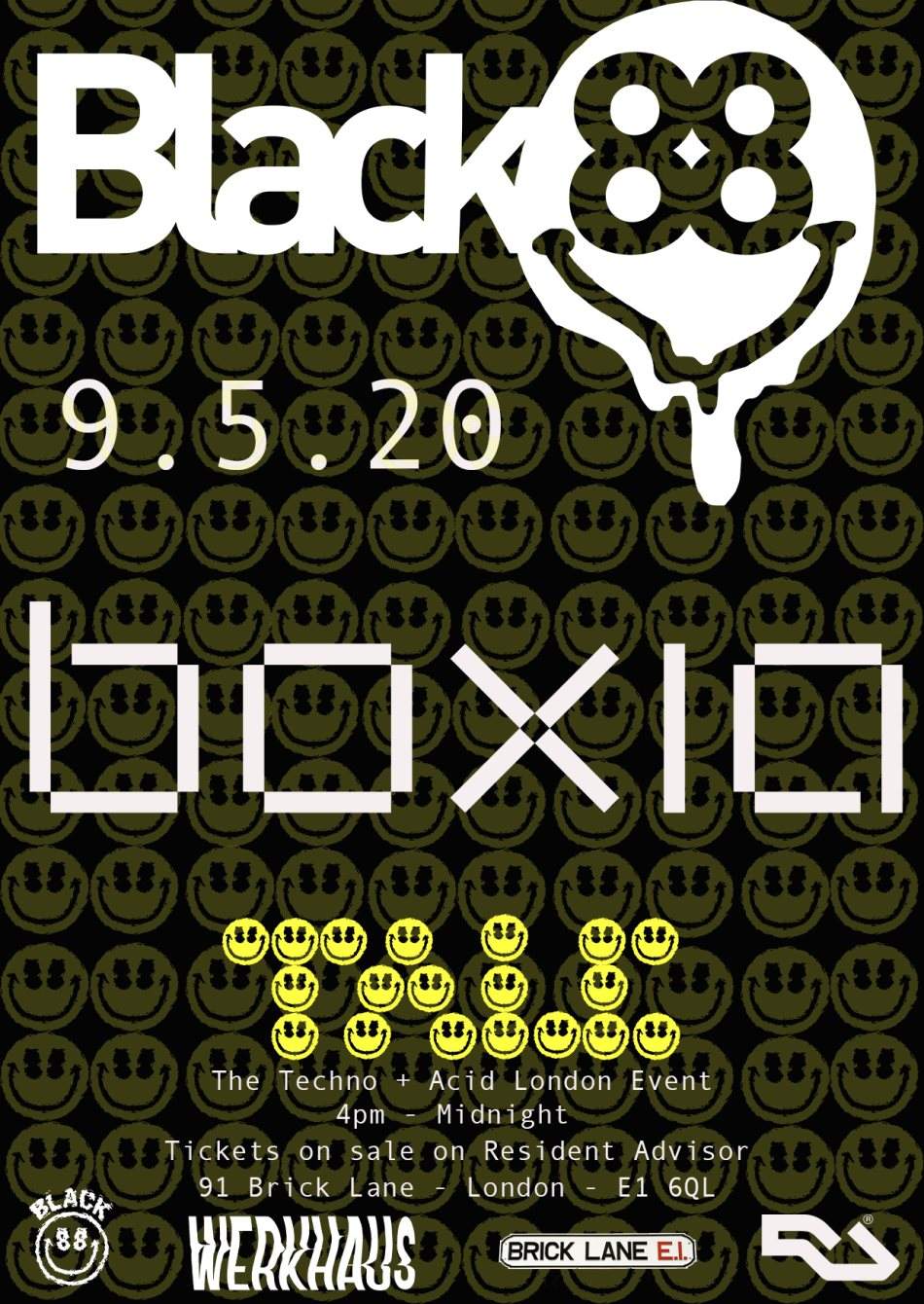 [RESCHEDULED] Black88 - Boxia (Drumcode) - Techno + Acid Day Rave en ...