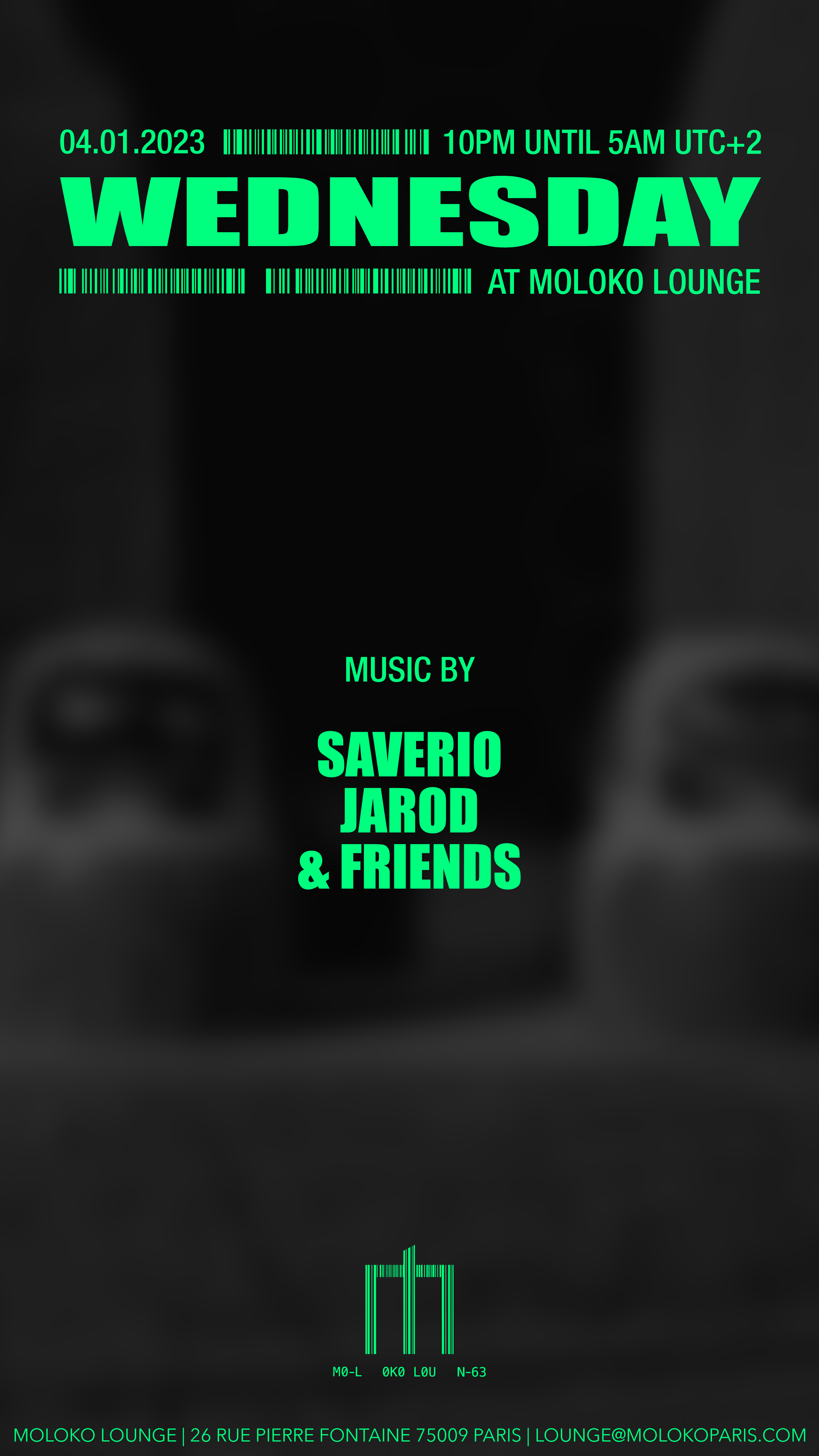 Moloko Paris Lounge Wednesday - Saverio / Jarod at Moloko Paris, Paris