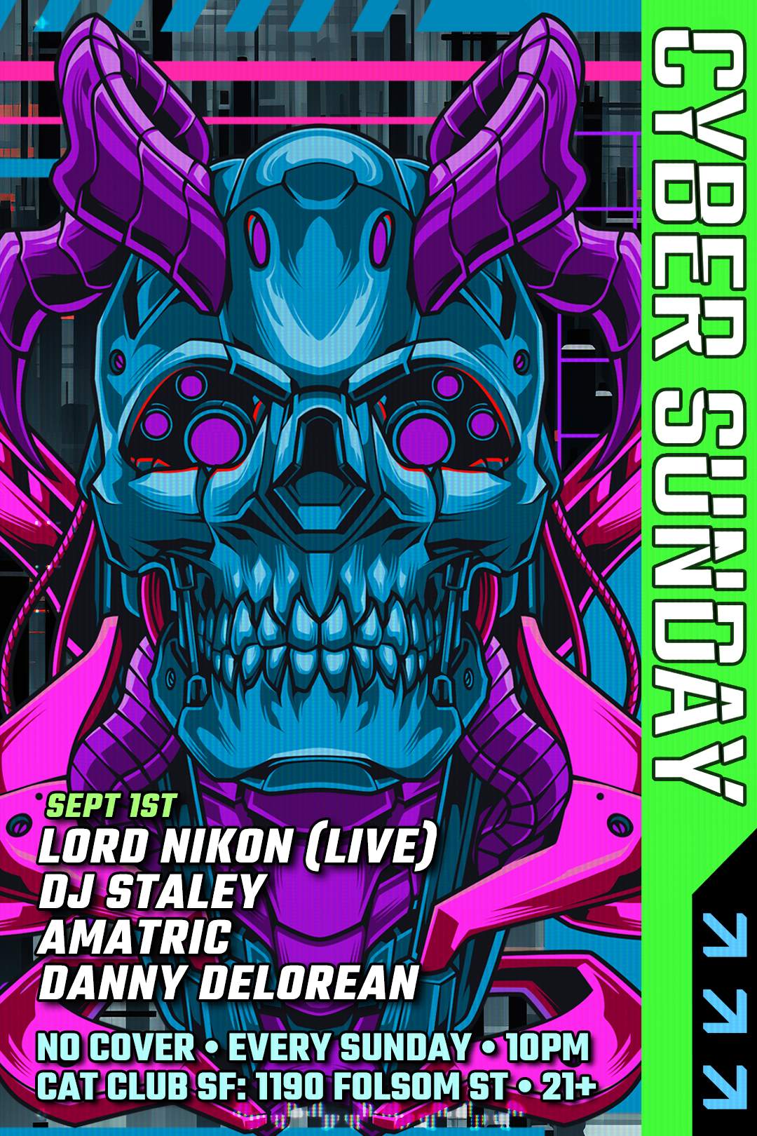 Cyber Sunday: FREE Cyberpunk/Electro Party (4 DJs + Retro Video Games ...