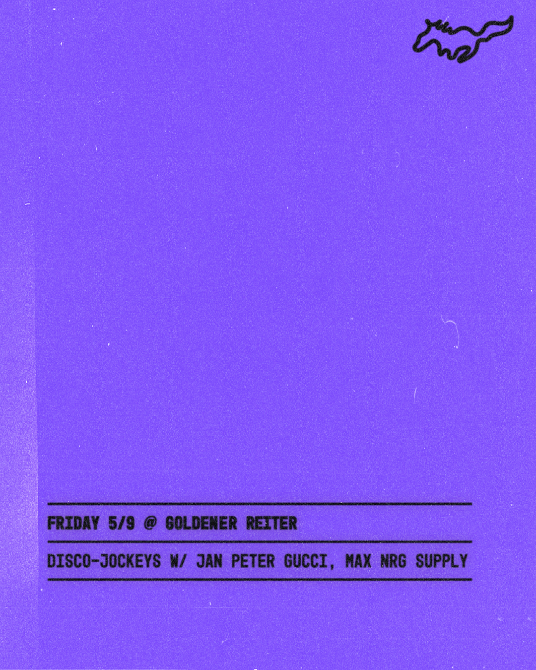 Disco-Jockeys with Jan Peter Gucci, Max NRG Supply bei Goldener Reiter, München