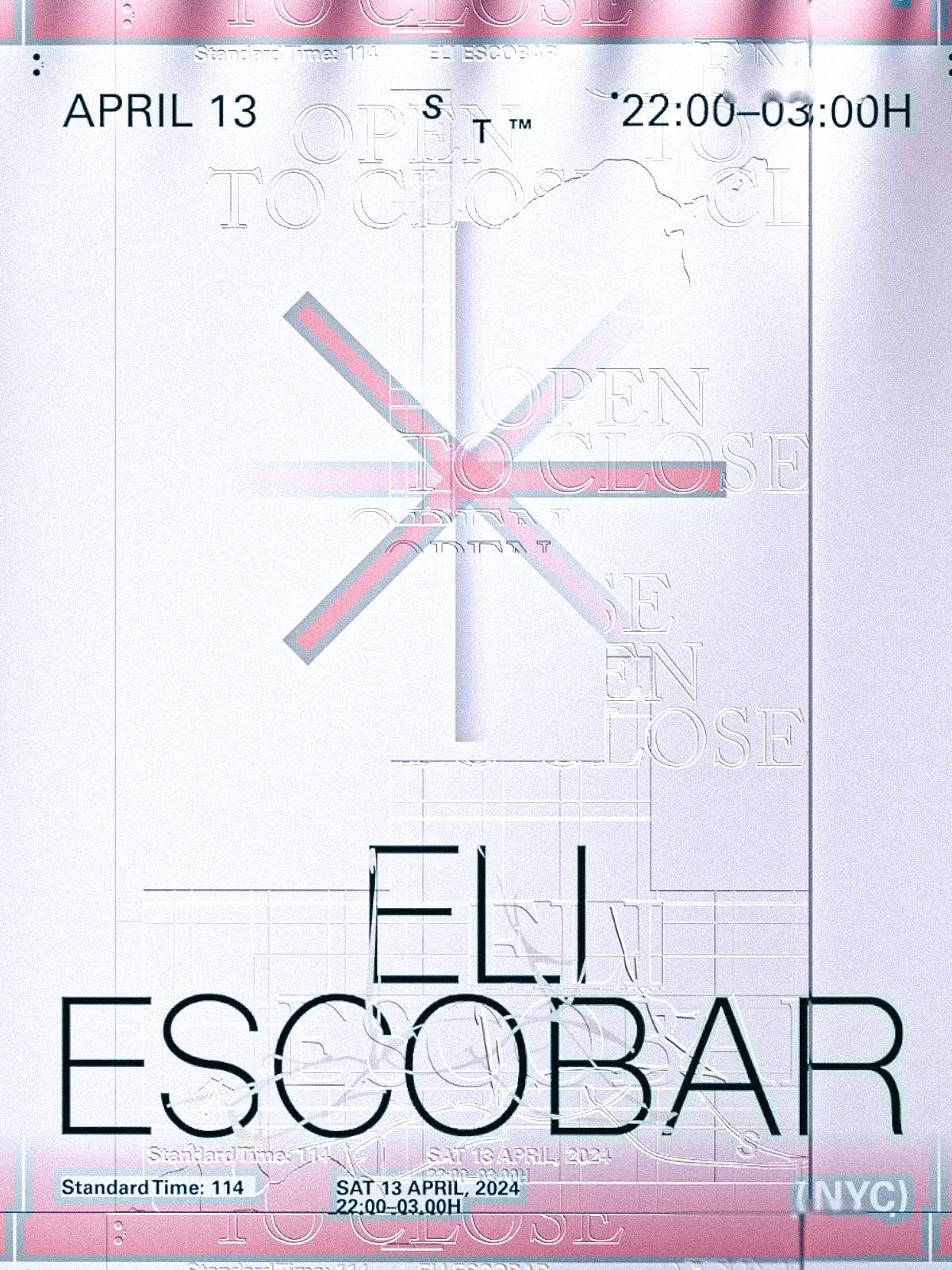 114: Eli Escobar open to close at Standard Time, Toronto · Tickets