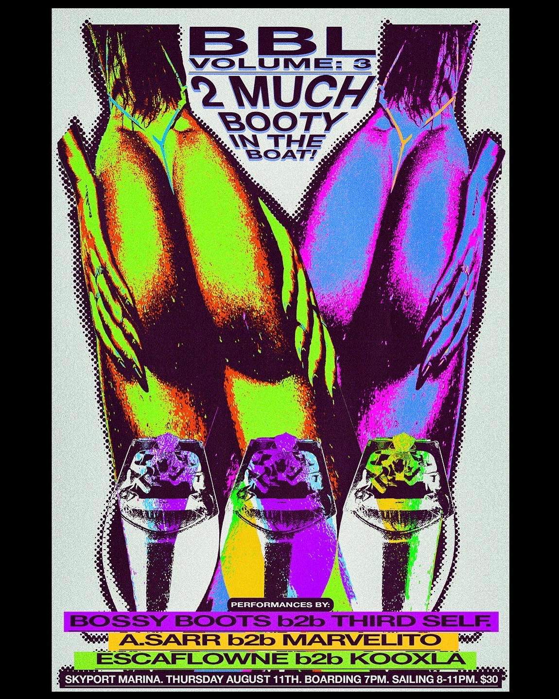 BBL ♡ 2 MUCH BOOTY IN THE BOAT at Skyport Marina, New York